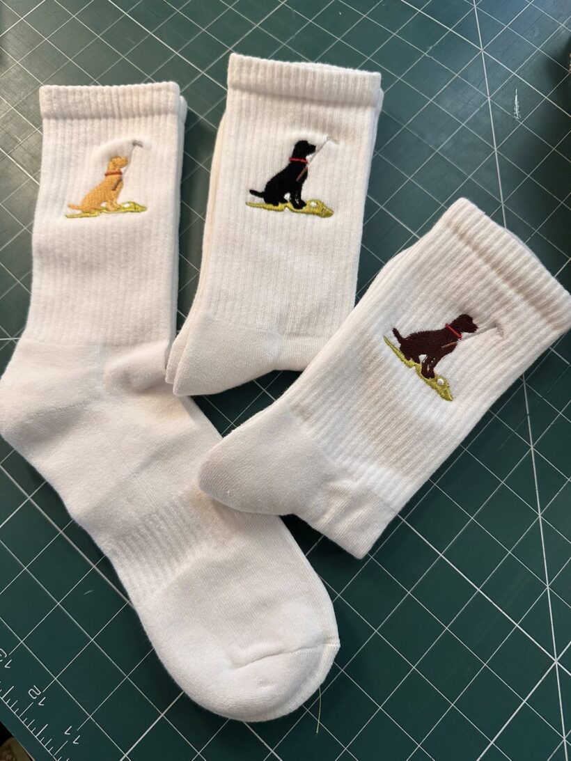 Special edition Sports socks by Sarah Cee – Labrador Lifeline